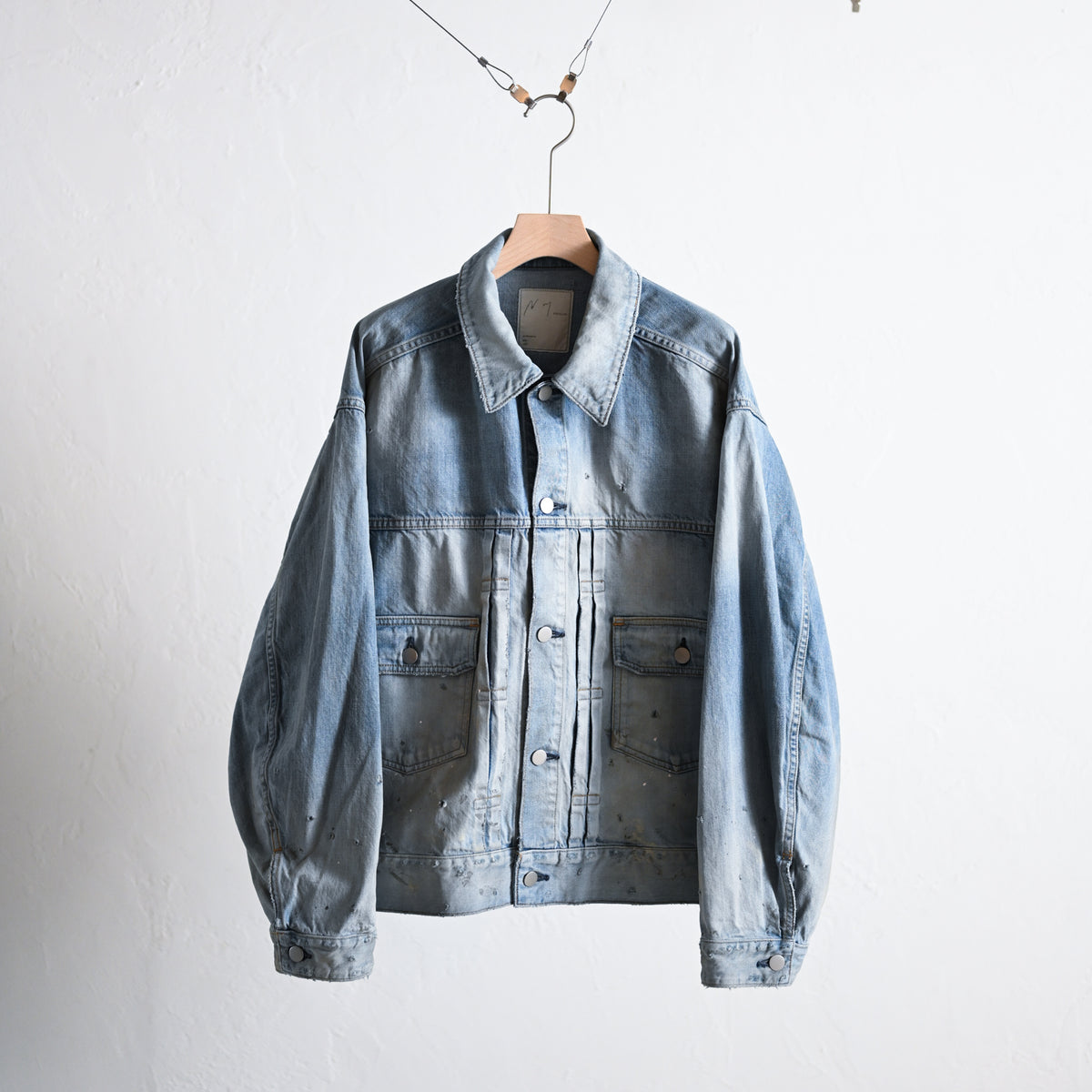 ANCELLM - AGING DENIM JACKET, L.INDIGO | COELACANTH アンセルム 正規取扱店 公式通販サイト ...