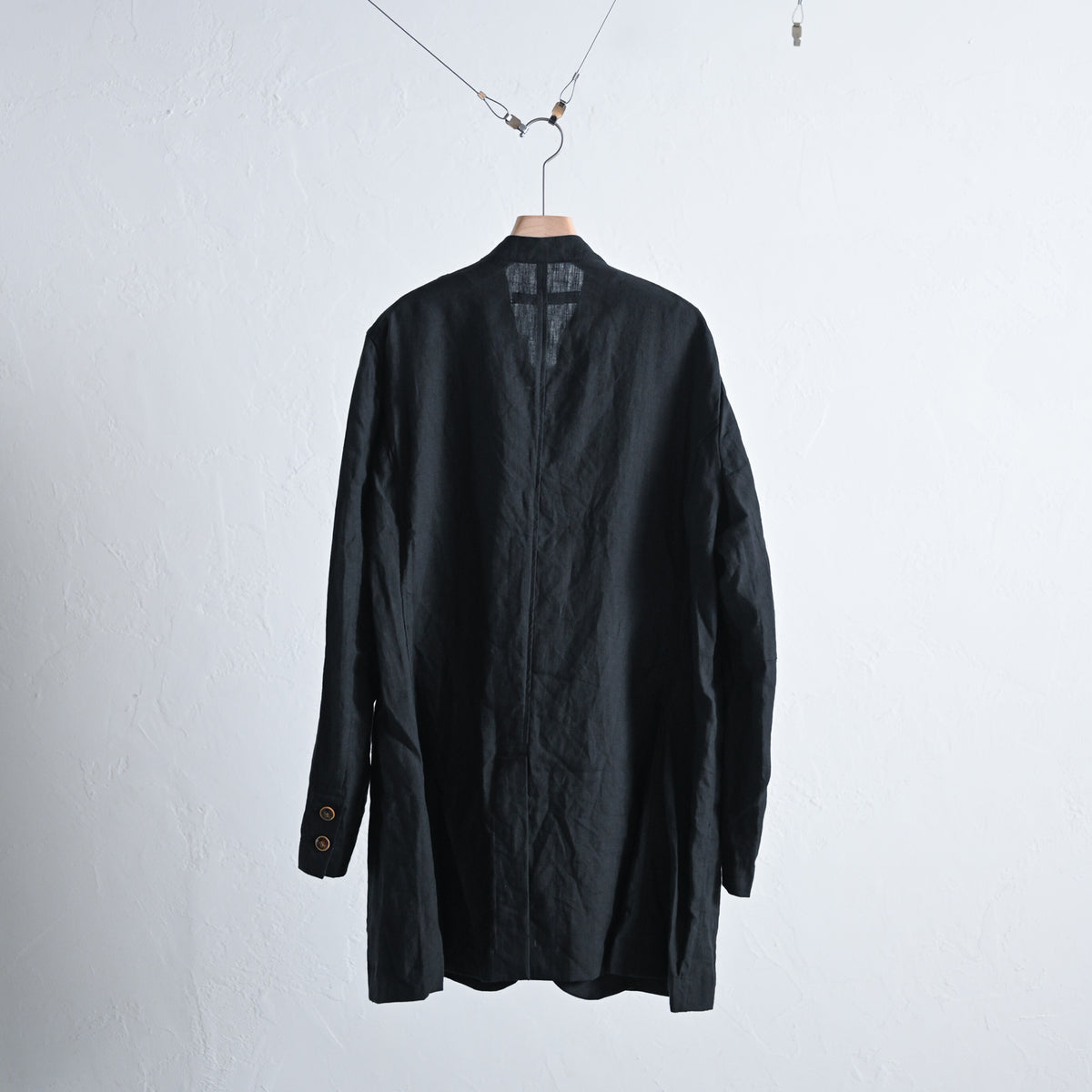 YUTA MATSUOKA - Long jacket, High count canvas linen | COELACANTH ユウタ ...