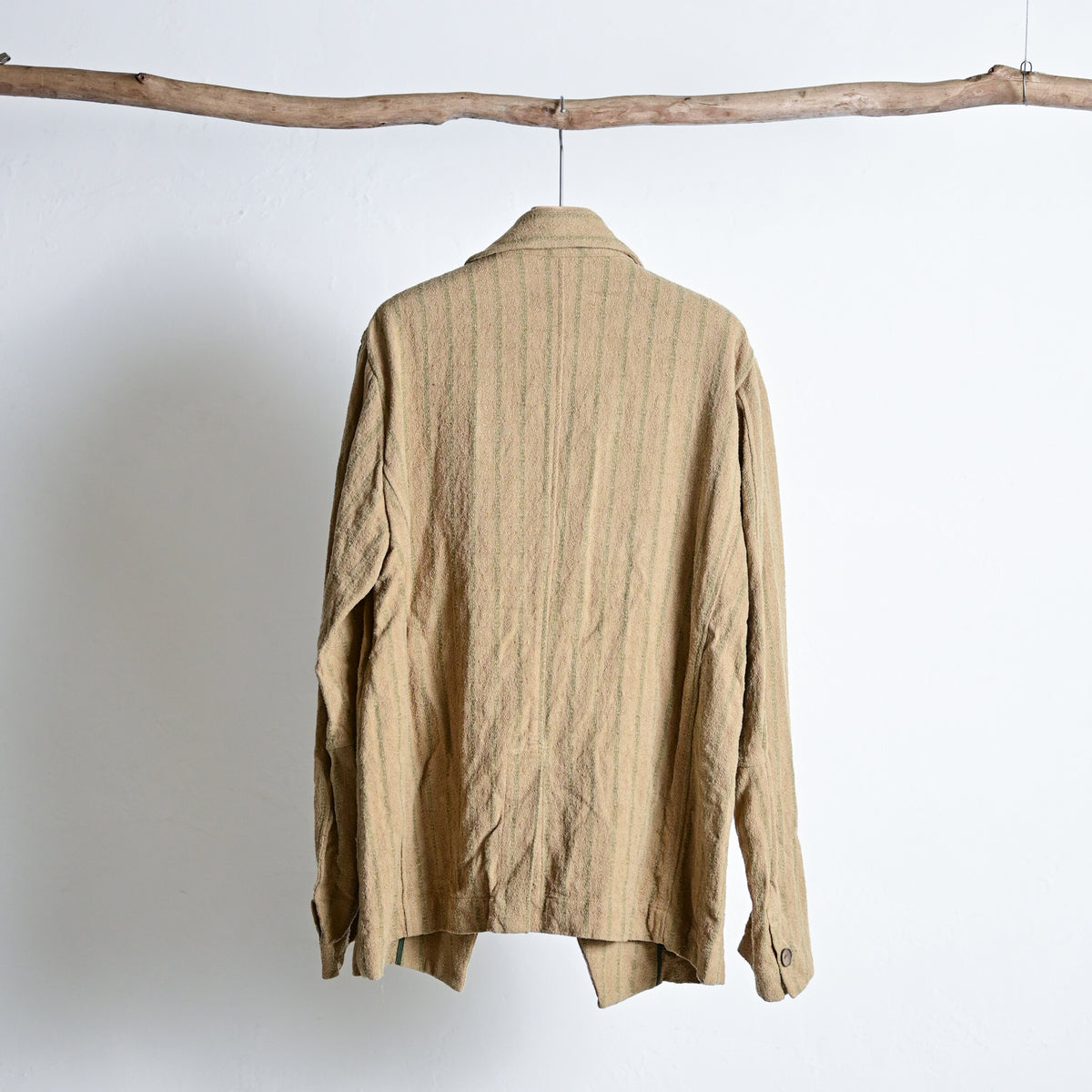YUTA MATSUOKA - Cook jacket, silk linen dobby stripe | COELACANTH ユウタ ...