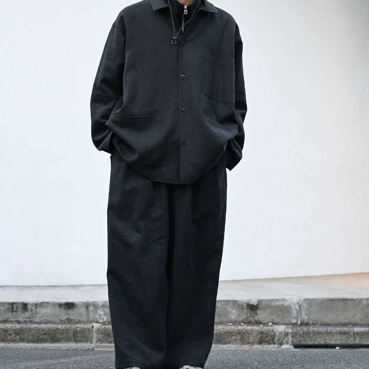 WORK SHIRT, max high count hemp, black – coelacanth