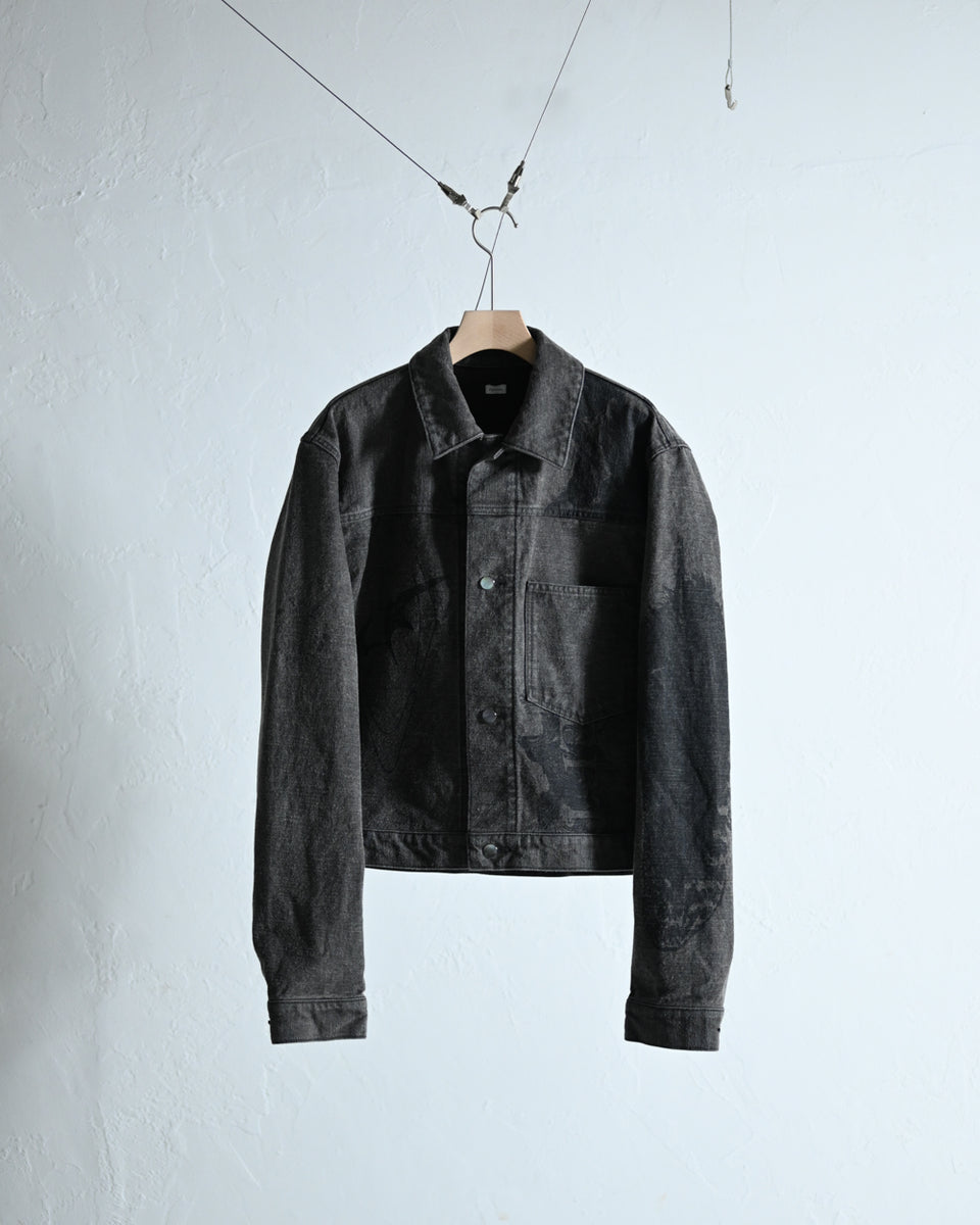 Fujimoto - Hidden Prints Denim Jacket | COELACANTH フジモト 正規取扱店 公式通販サイト ...
