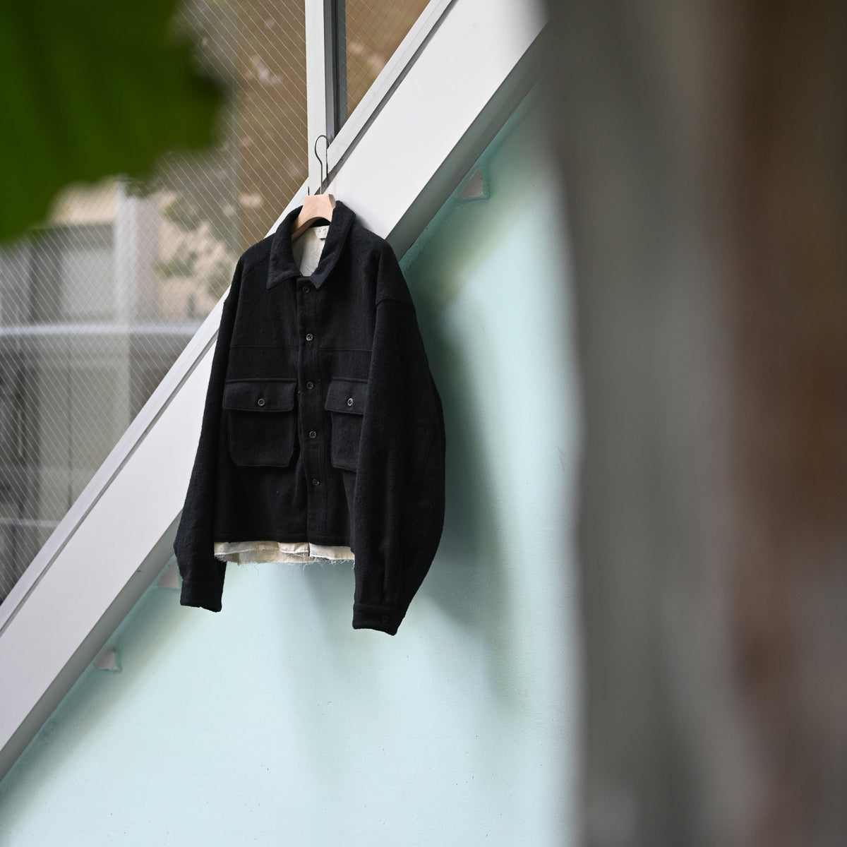 ANCELLM - SHRINK WOOL LAYERING JACKET | COELACANTH アンセルム 正規取扱店 公式通販サイト ...
