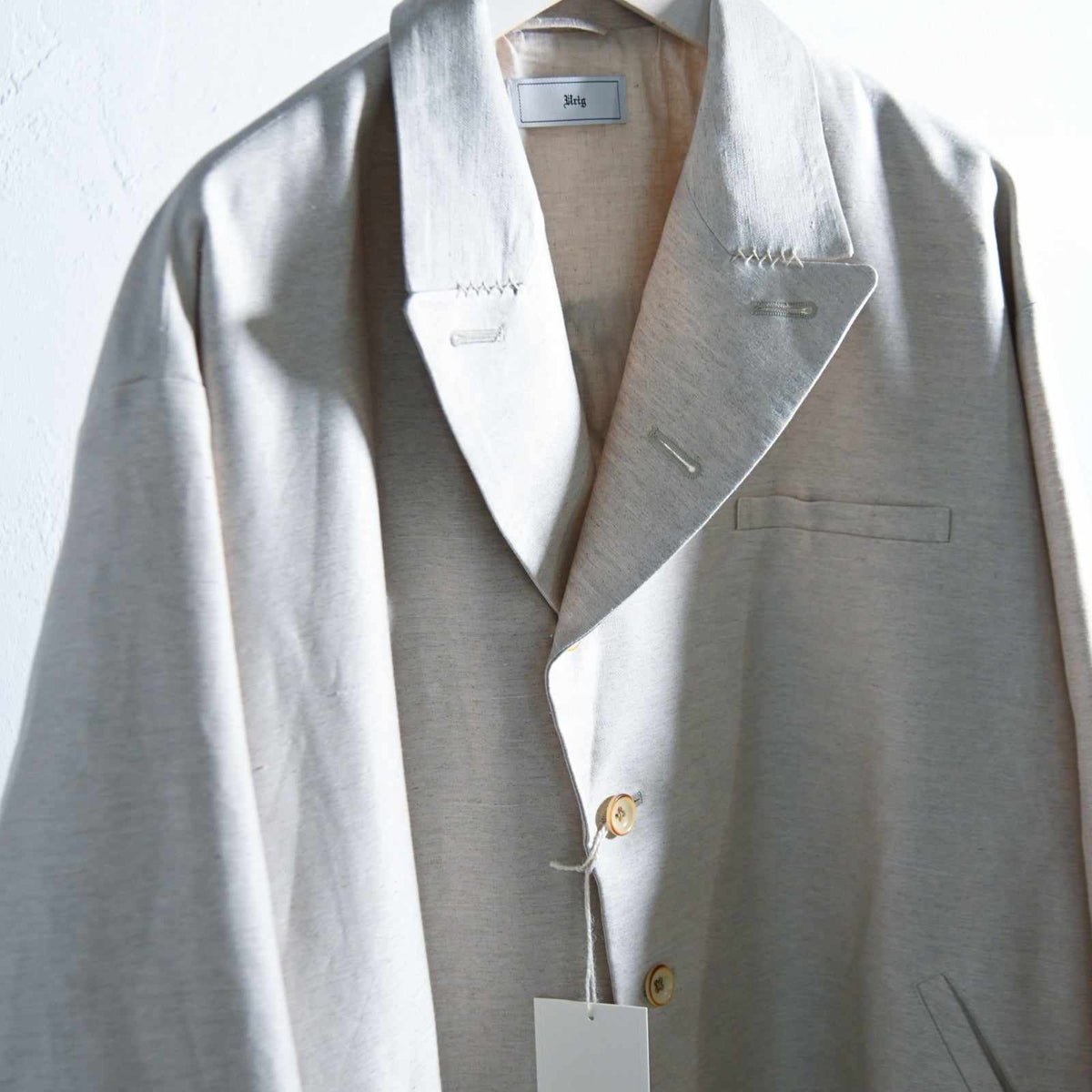 EMBROIDERY "Urig" JACKET, ECRU - Urig ウーリッヒ | COELACANTH 正規取扱店 公式通販サイト ...